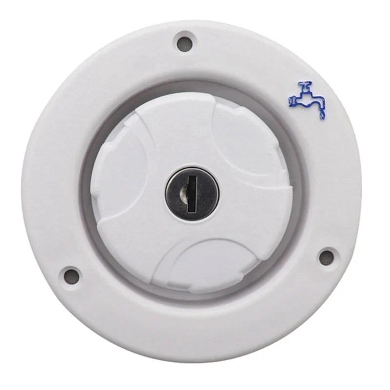 A28G-Trailer Tank Caps Accessory With Lockable Filler Neck For RV ...