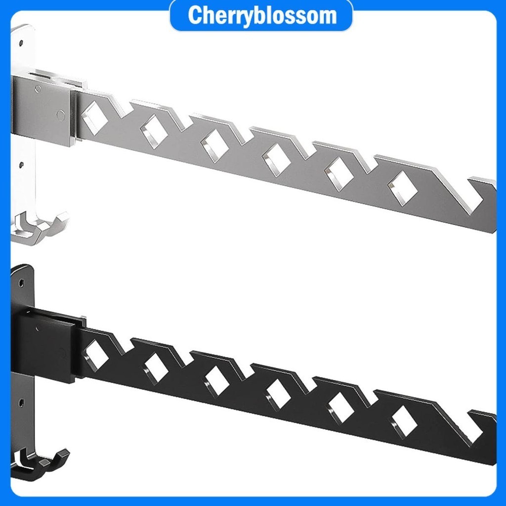 Clothes Drying Rack Adjustable Angle Clothes Hanger Wall-mounted ...