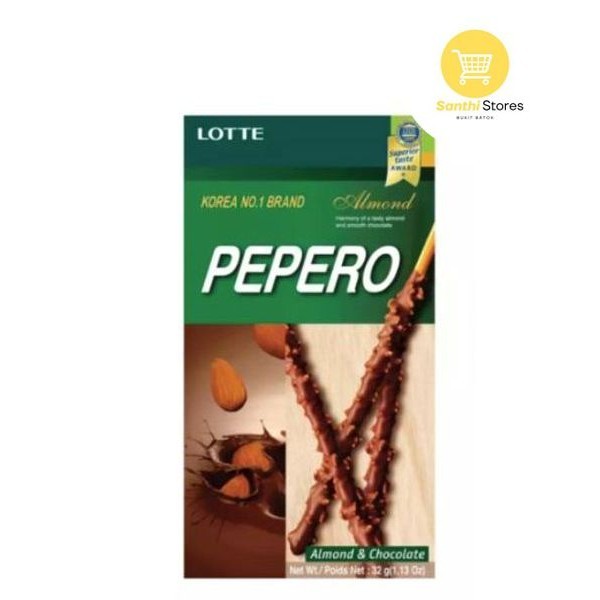 Lotte Pepero Almond Green 32g | Shopee Singapore