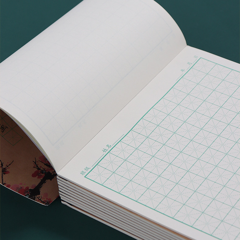 【Local Stock】1pc Tian Zi Ge Chinese Character Notebook Practice Writing ...
