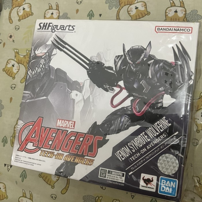 Shf Venom Symbiote Wolverine Bandai | Shopee Singapore