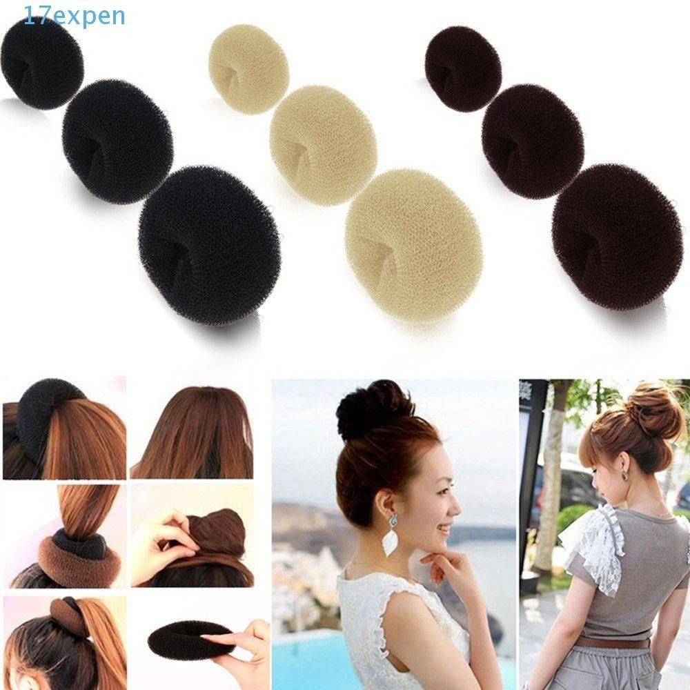 Hair Ring Bun Shape Style Foam Sponge Hair Accessories Hair Styler ...