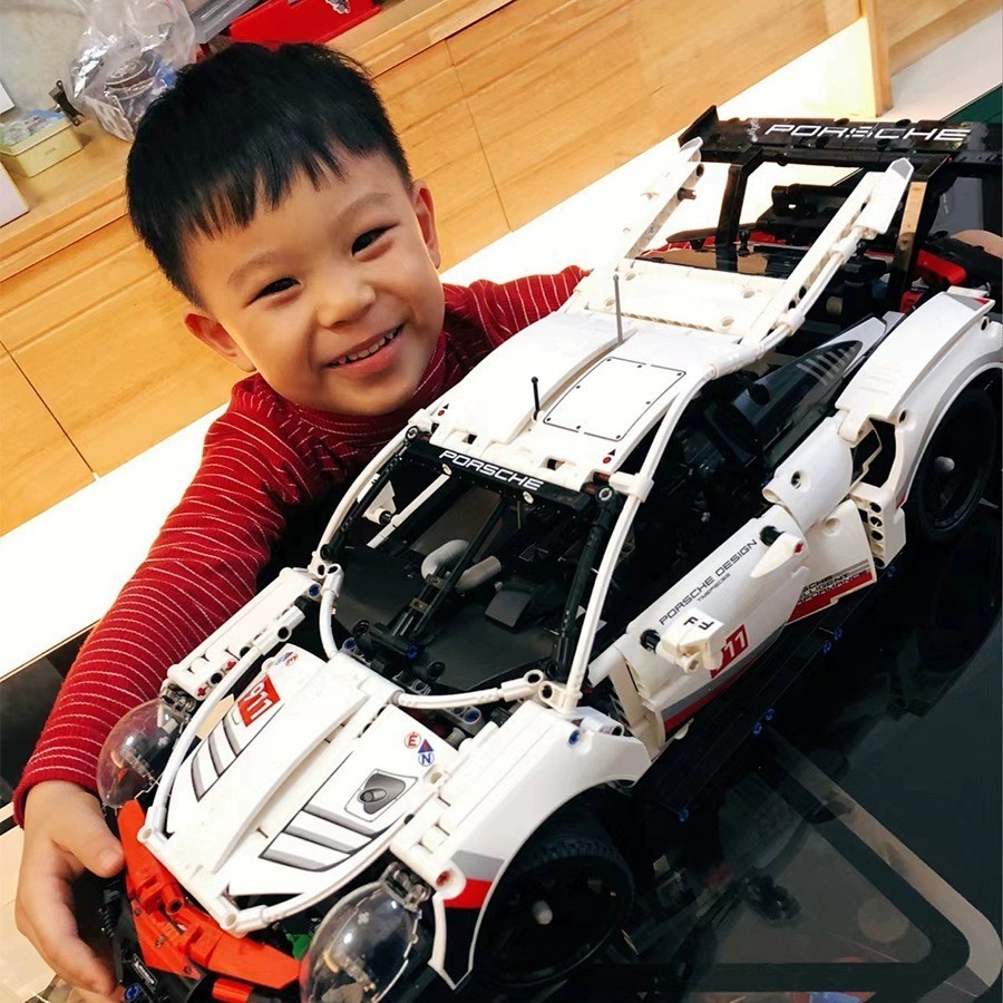 Straw Straw time Straw Compatible Lego Porsche 911 Building Block ...