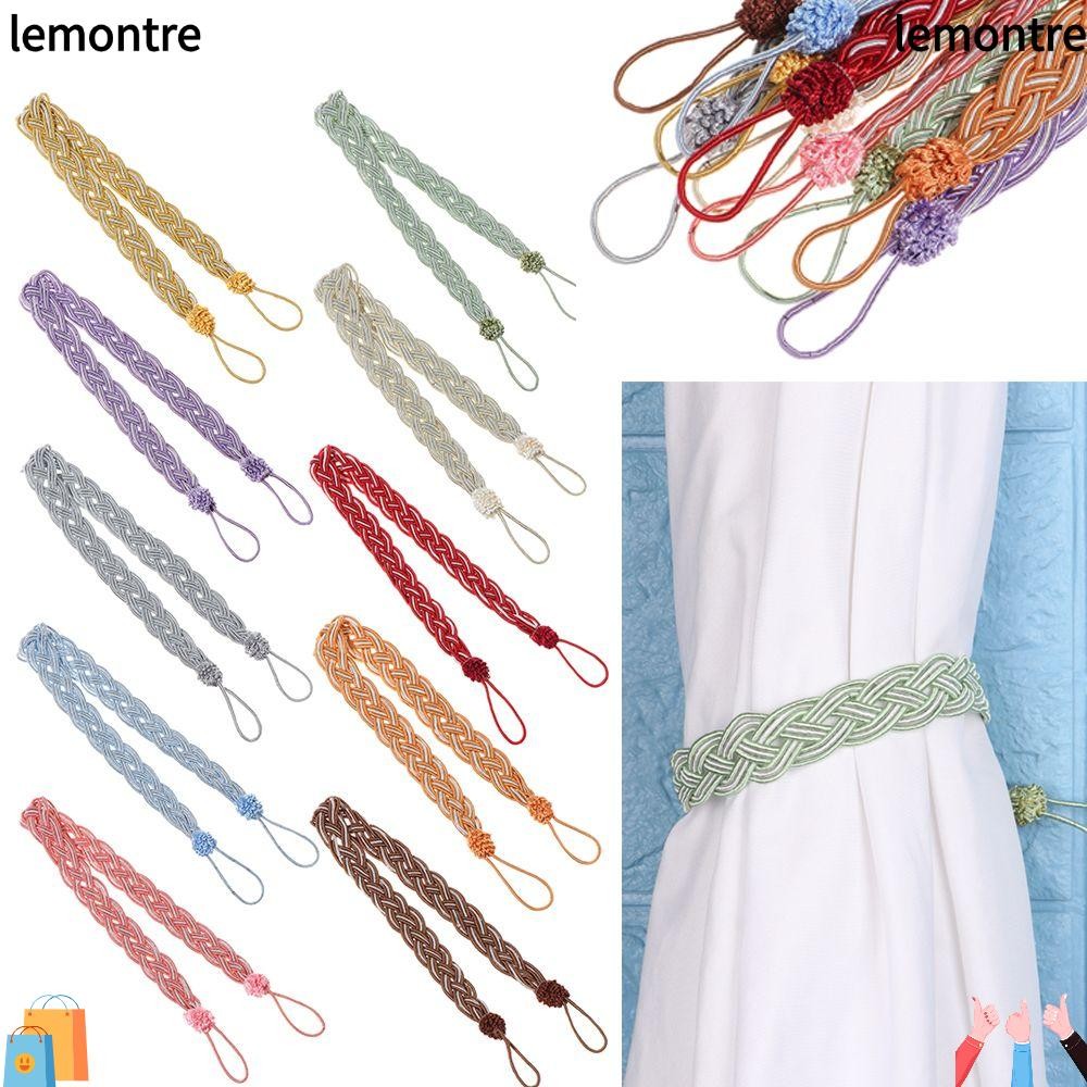 LEMONTRE Braided Tiebacks Practical Modern Simple Tie Backs | Shopee ...