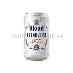 (Pack of 6) LOTTE Chilsung Beverage Kloud Clear Zero Alcohol Free Beer ...
