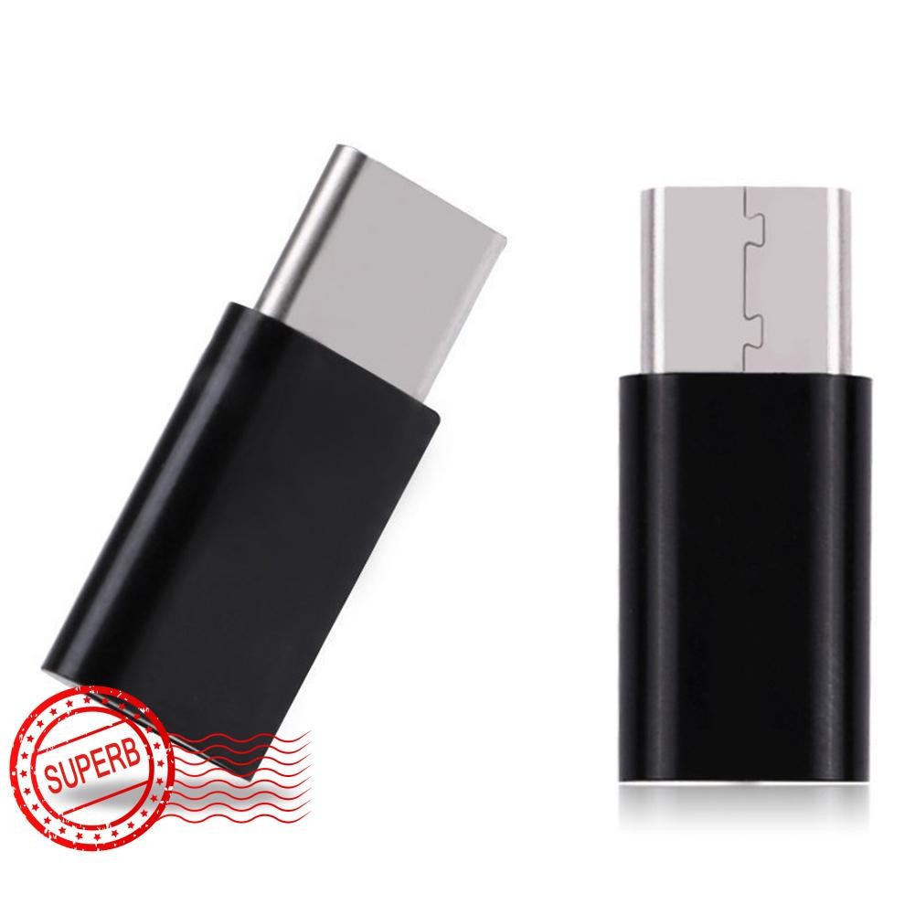 Android To Type C Mobile Phone Charging Data Adapter Black R3 | Shopee ...