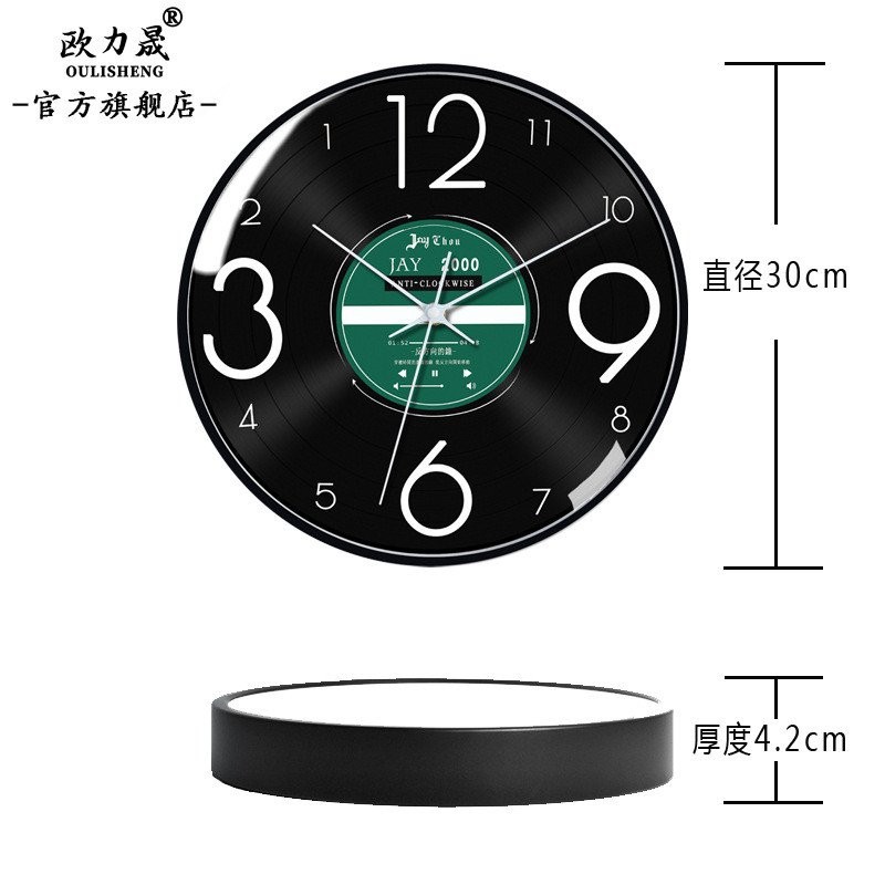[2025] Reverse Direction Clock Jay Chou Nostalgic Wall Clock Reverse ...