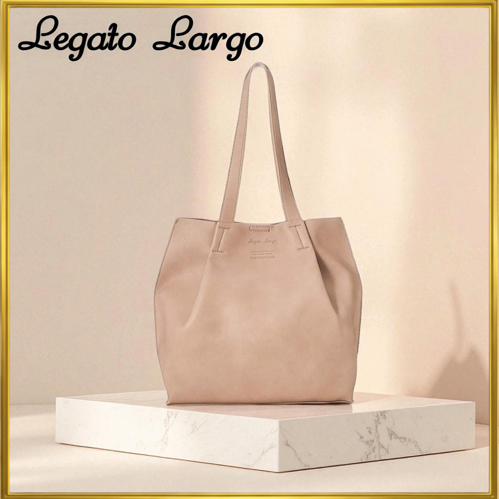 Legato Largo Women's Tote Bag in Gray Beige | Shopee Singapore