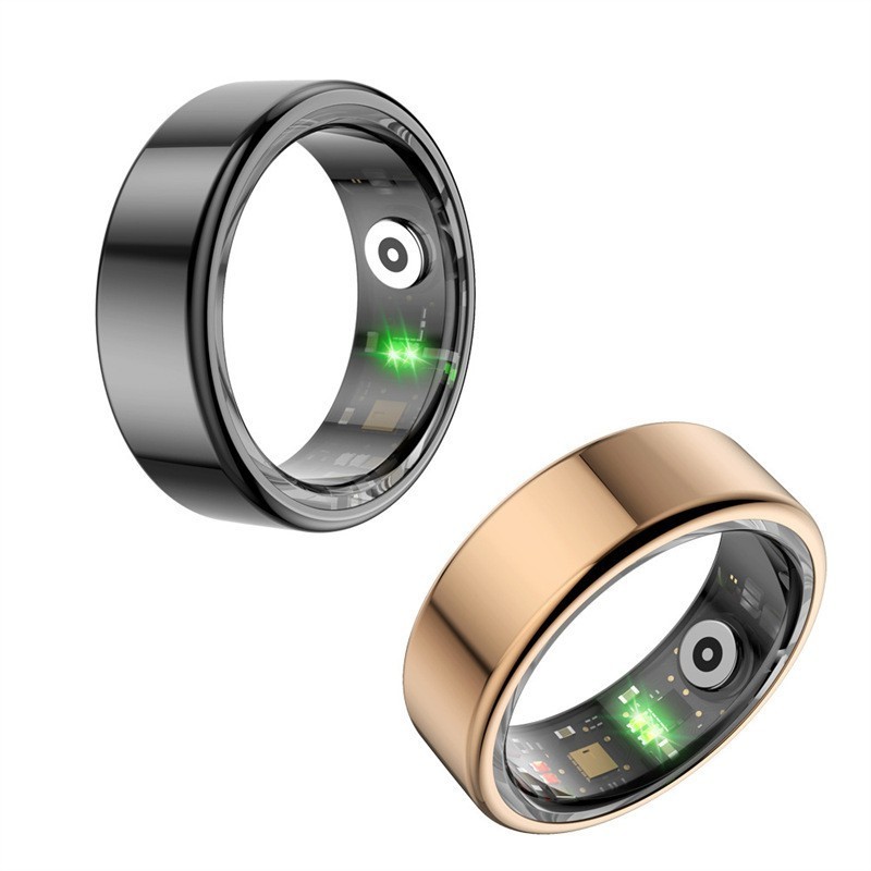 Activity Tracking Ring Advanced Health Monitoring Golden Color For ...