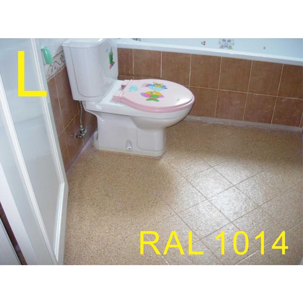 RAL 1014 BIG FULL SET Epoxy Floor Coating ( 5L PRIMER WATERPROOF + 5L ...