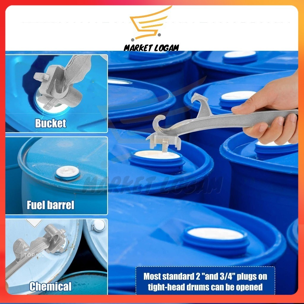 Bucket Opener Lid Wrench Multifunctional Pail Lid Remover Tool Portable ...