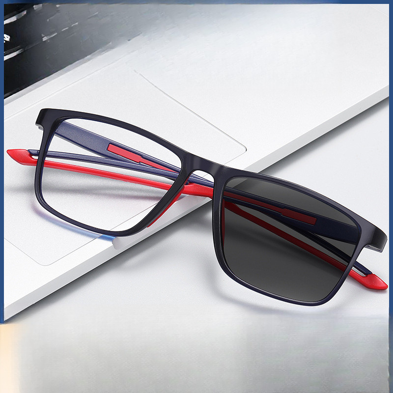 036Multi-Focus Color-Changing Reading Glasses Men's and Women's Sports ...