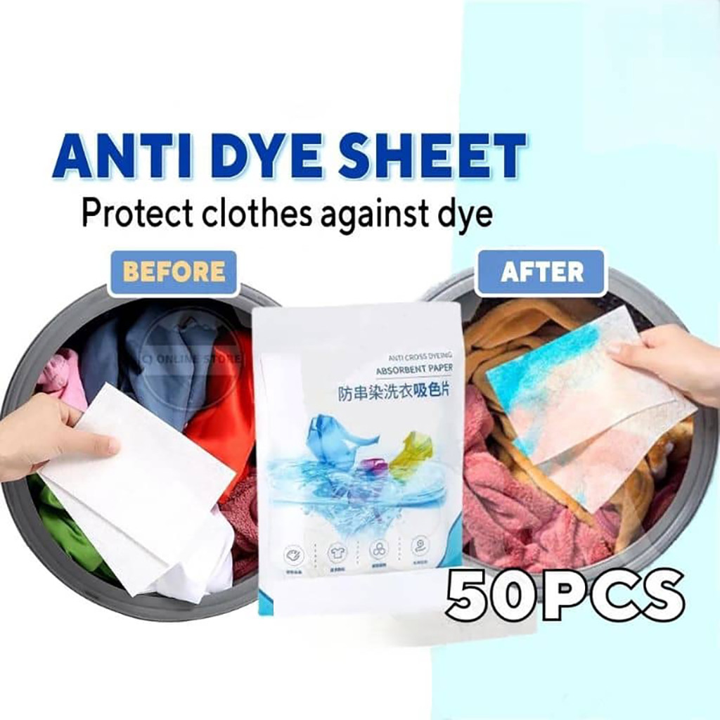 Anti Staining Dye Sheet Color Absorption Sheet Laundry Color Catcher ...