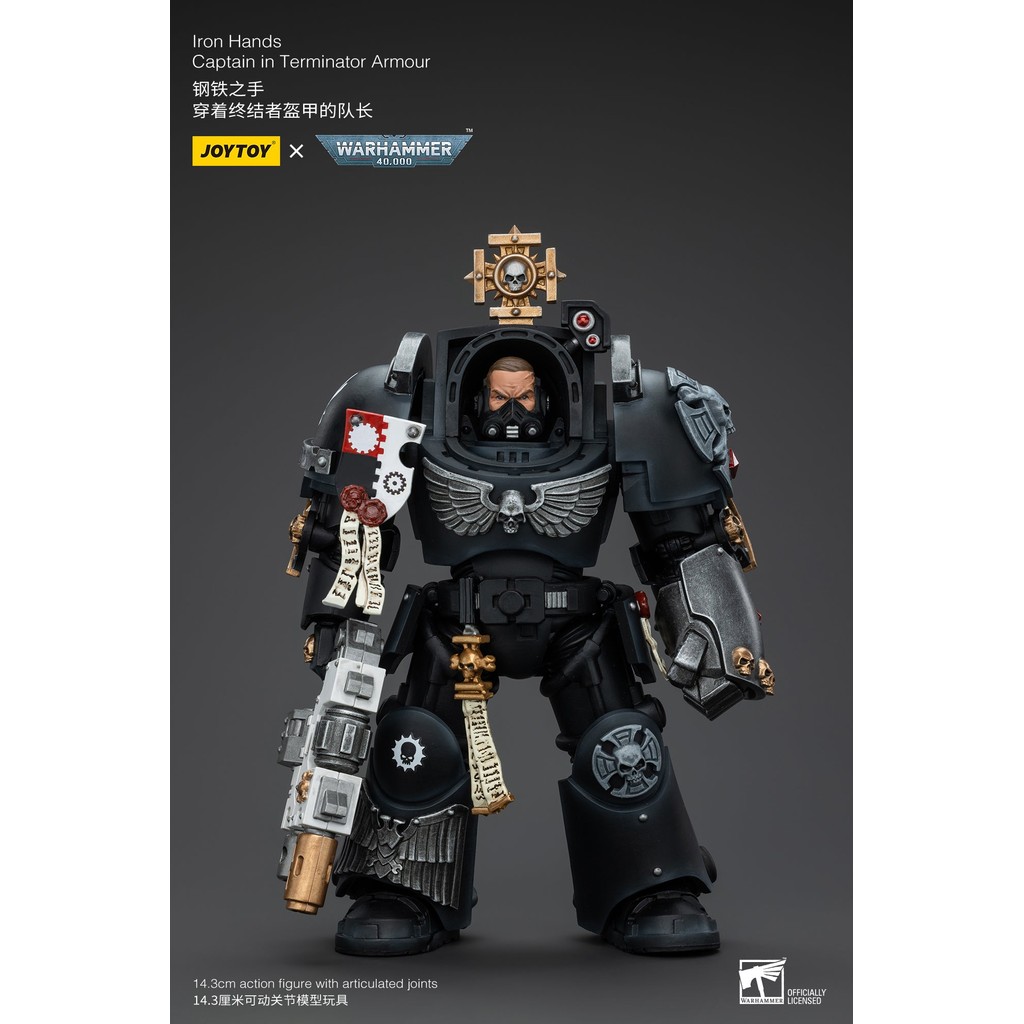 Iron Hands Captain in Terminator Armour - Warhammer 40K Action Figure ...