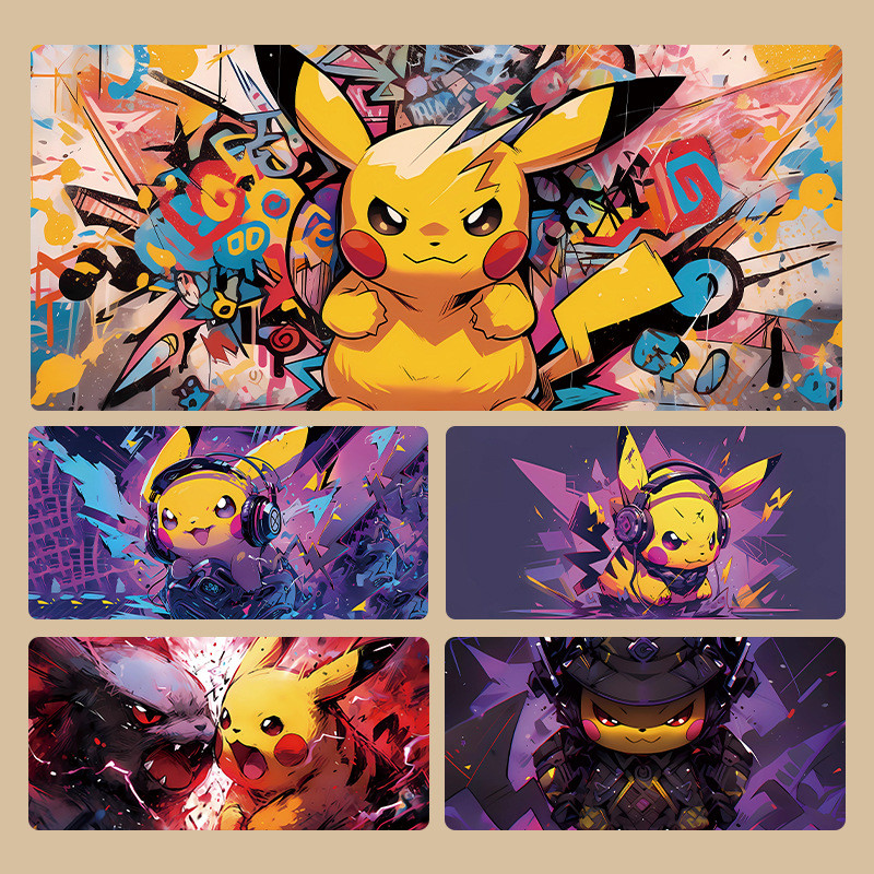 P-Pokemon-Gengar Grande Mousepad Mouse Mat Desk Mat With Pad Gaming ...