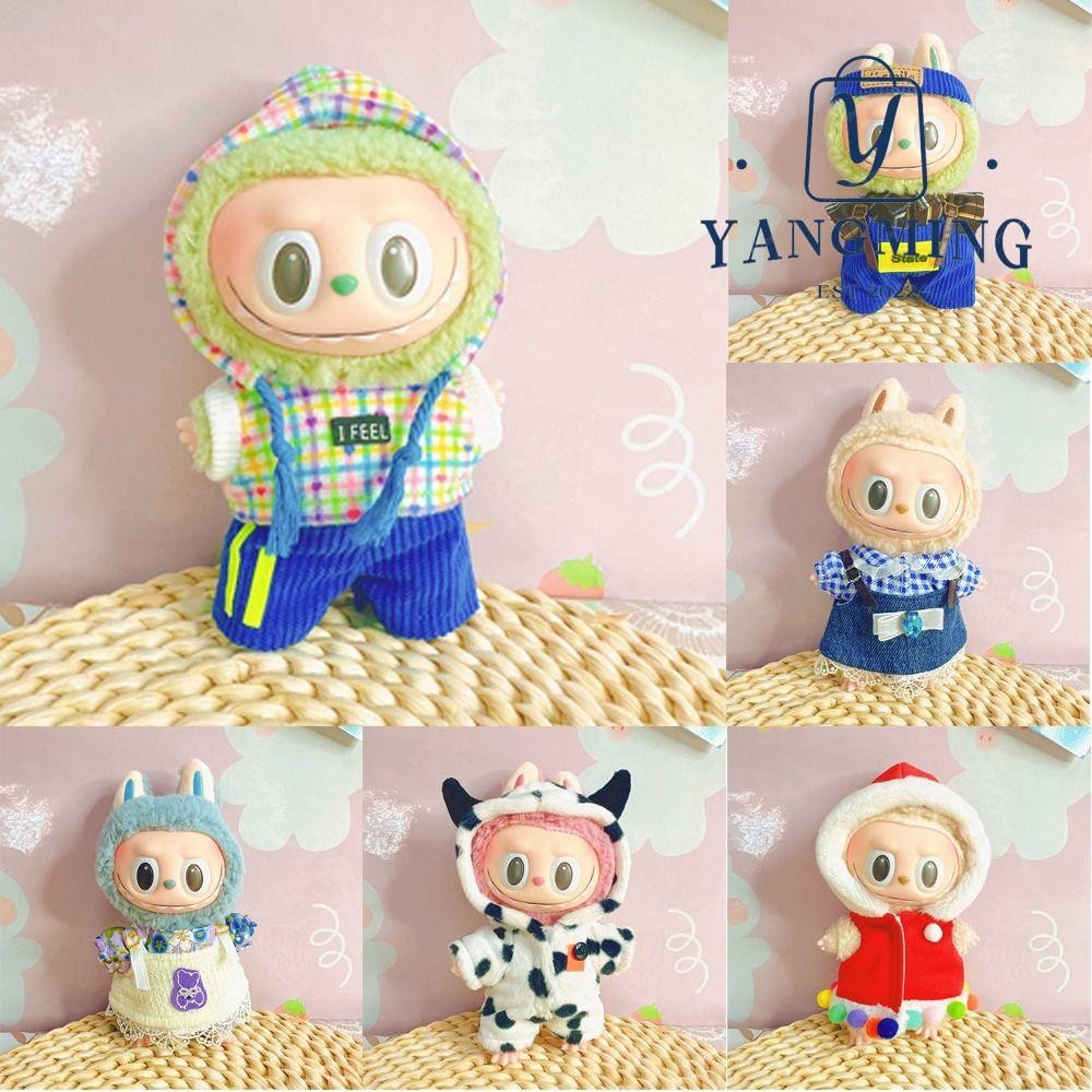 YANGYANG 1Set Labubu Jumpsuit, DIY Kawaii Labubu Clothes Set ...