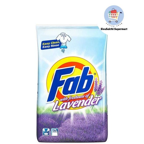 Fab Lavender Powder Detergent 720g | Shopee Singapore