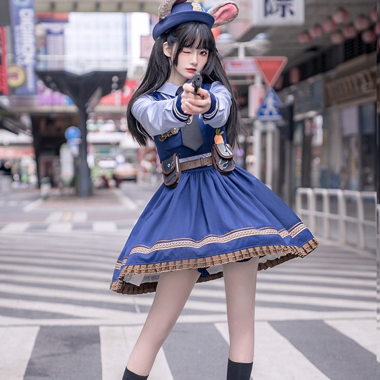 Rabbit Police Officer CartooncosJudy Comic Show Dress Suit Secondary ...
