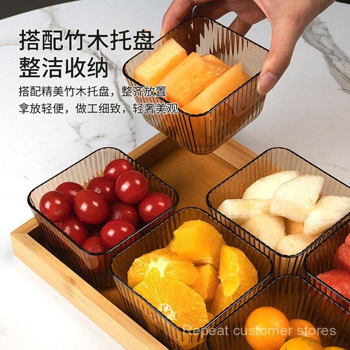 Fruit Plate Fruit Plate Compartment Home Snacks Snack Dried Fruit Snack ...