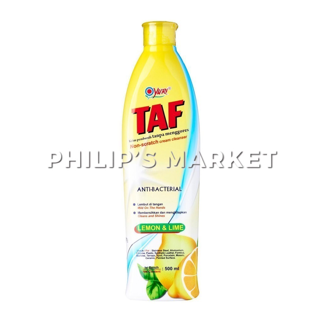 Yuri Taf Non-Scratch Cream Lemon and Lime 500ml | Shopee Singapore