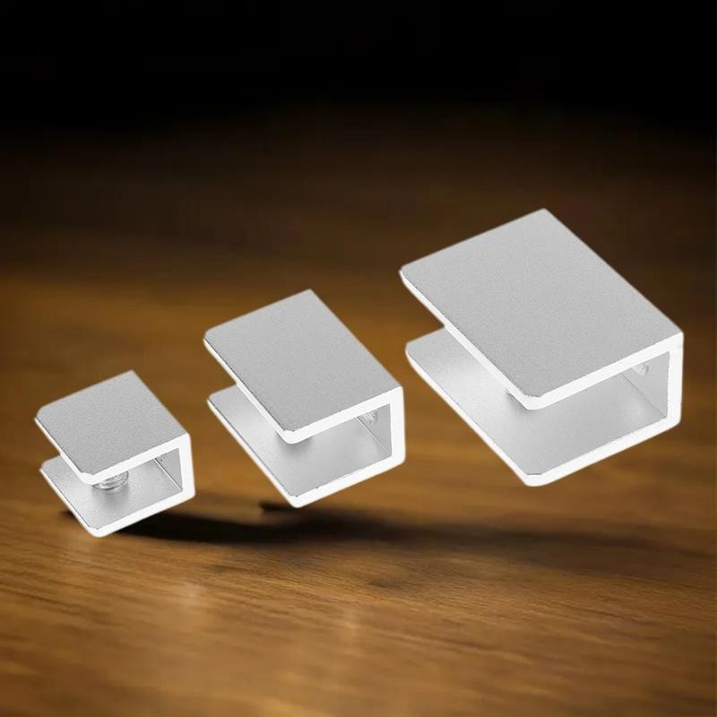 [dalong1] 4PCS Square Glass Clamps Glass Clamp Holder Shelf Clip ...