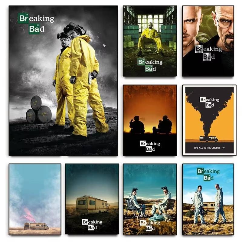 Breaking Bad TV series HD posters and prints, character images, canvas ...