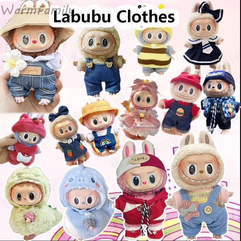 ️Labubu Clothes ️ Time To Chill Filled Doll Clothes Cos Gift Handmade ...