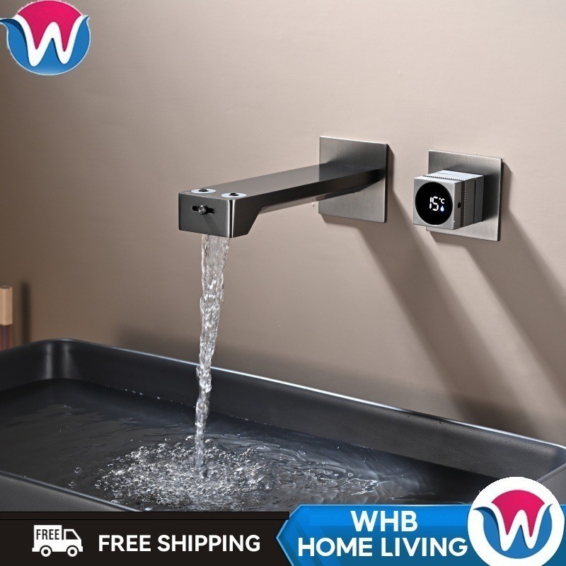 Concealed Faucet Concealed Water Surface Digital Display Wall Style ...