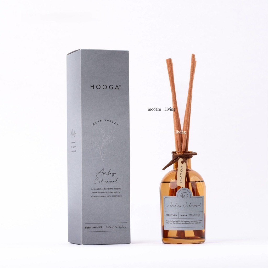 Hooga Reed Diffuser Herb Valley Series 200ml | Shopee Singapore