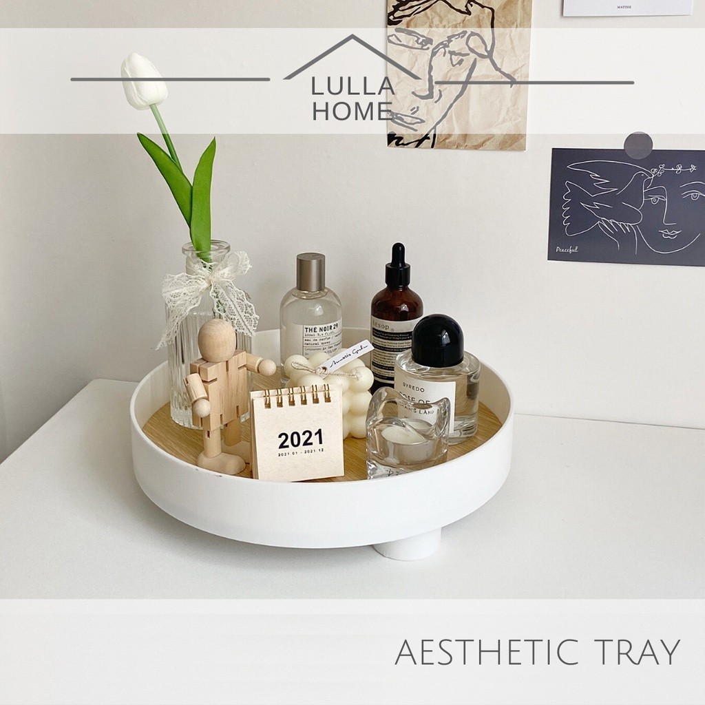 LullaHome Aesthetic Table Desk Living Hall Cosmetic Decoration Perfume ...