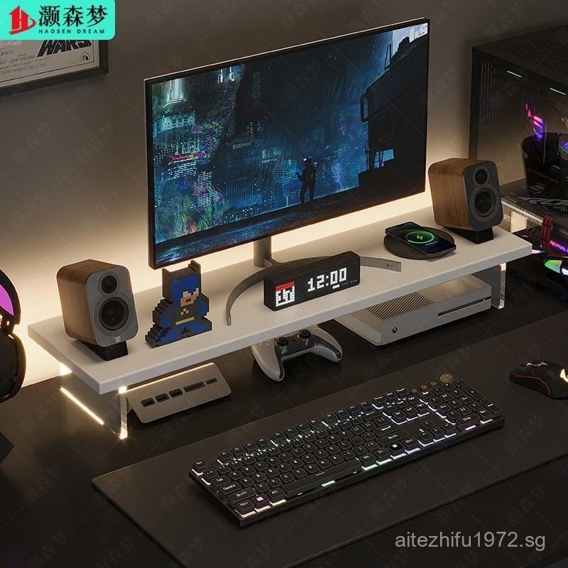 Desktop Computer Display Screen Lifting Rack Office Desk Surface Panel ...