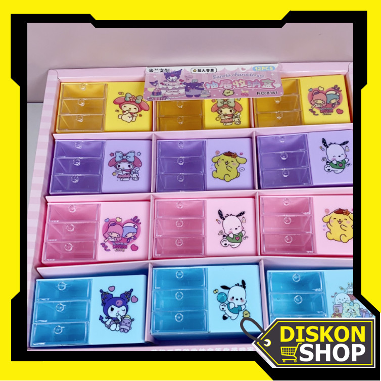 Shop - 6401 Mini Plastic Drawers with Character Motifs Cute Small Shelf ...