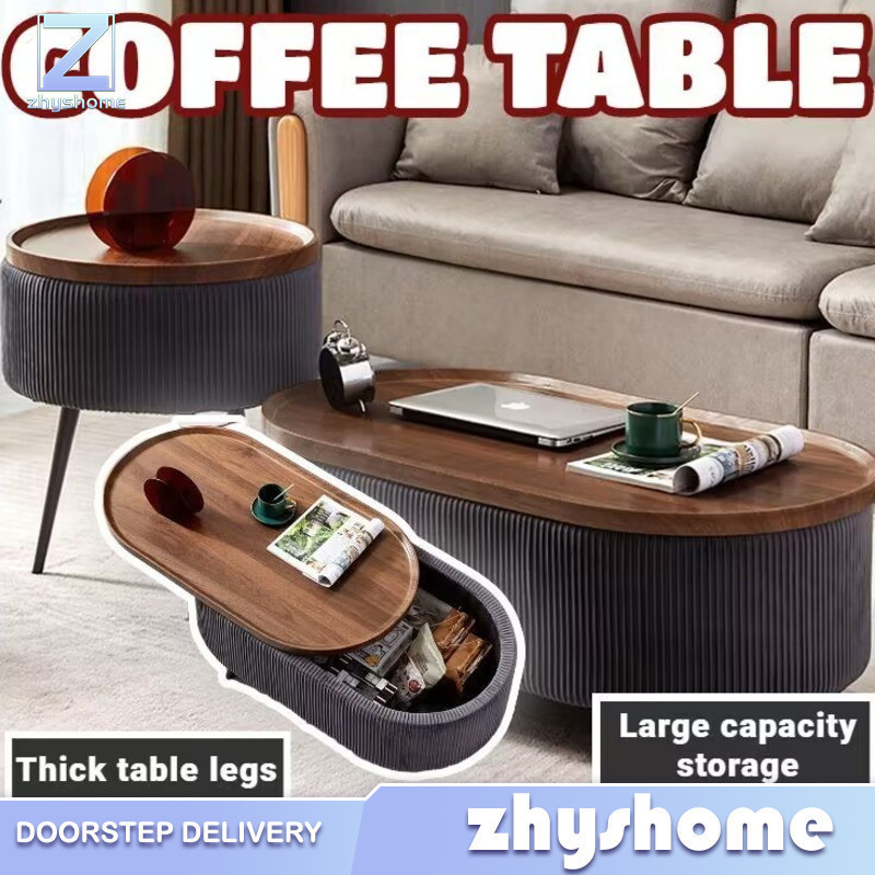 Zhy Coffee Table Nordic Side Table Small Table Tea Table Enclosed ...