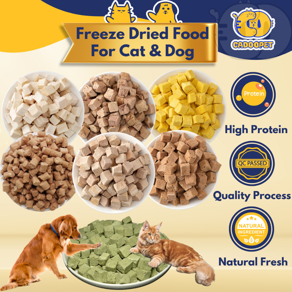 Premium Booster Freeze Dried Cube Gemuk Booster Protein Makanan Kucing ...