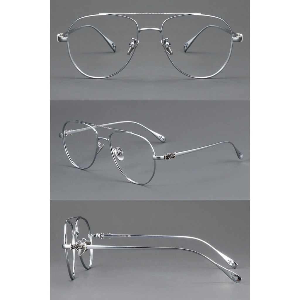 Ultra Light Optical Glasses Frame Retro Titanium Eyewear Men Women ...