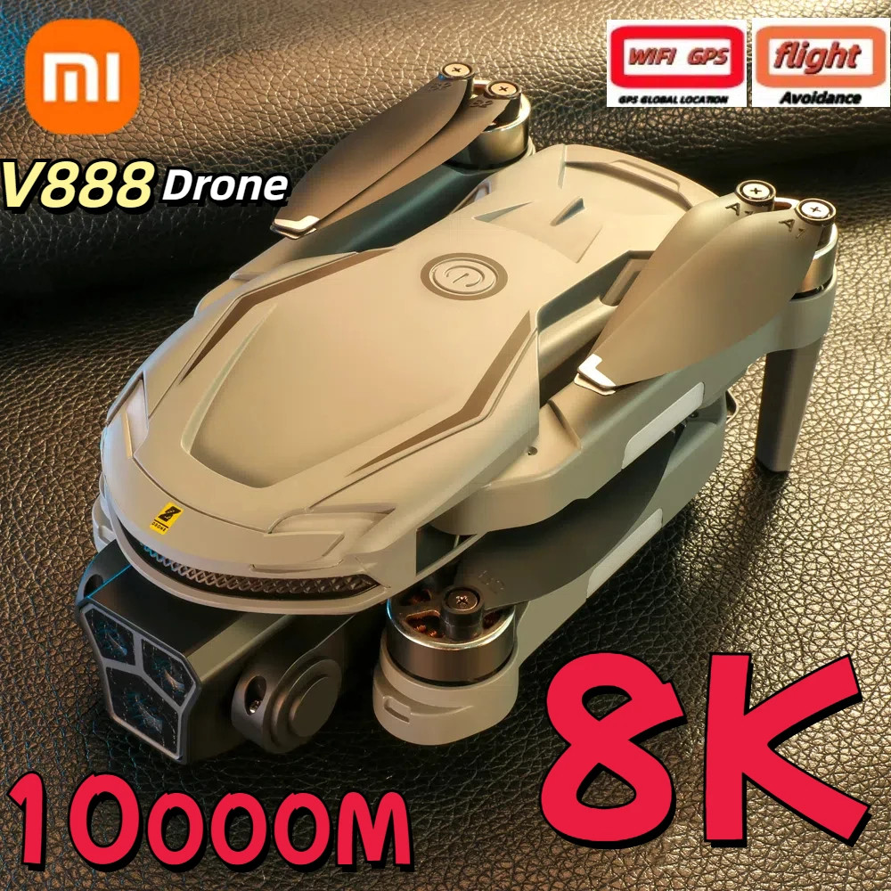 Xiaomi V888 Drone 8K GPS Three-Camera Professional Obstacle Avoidance ...
