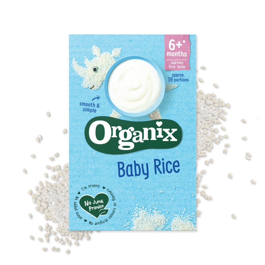 Organix First Taste Baby Rice 6m+ (100g) | Shopee Singapore