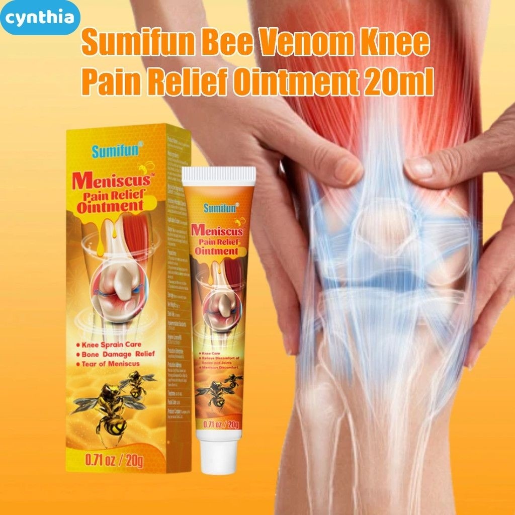 SO3T Sumifun Bee Venom Cream For Knee Care Relief With Sumifun Pain Joint Tear Of Meniscus ...