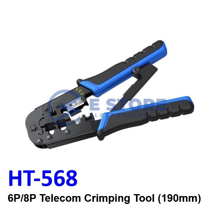 HT-568 6P/8P RJ11/RJ12/RJ45 Crimping Tool Ethernet Network LAN Cable | Shopee Singapore