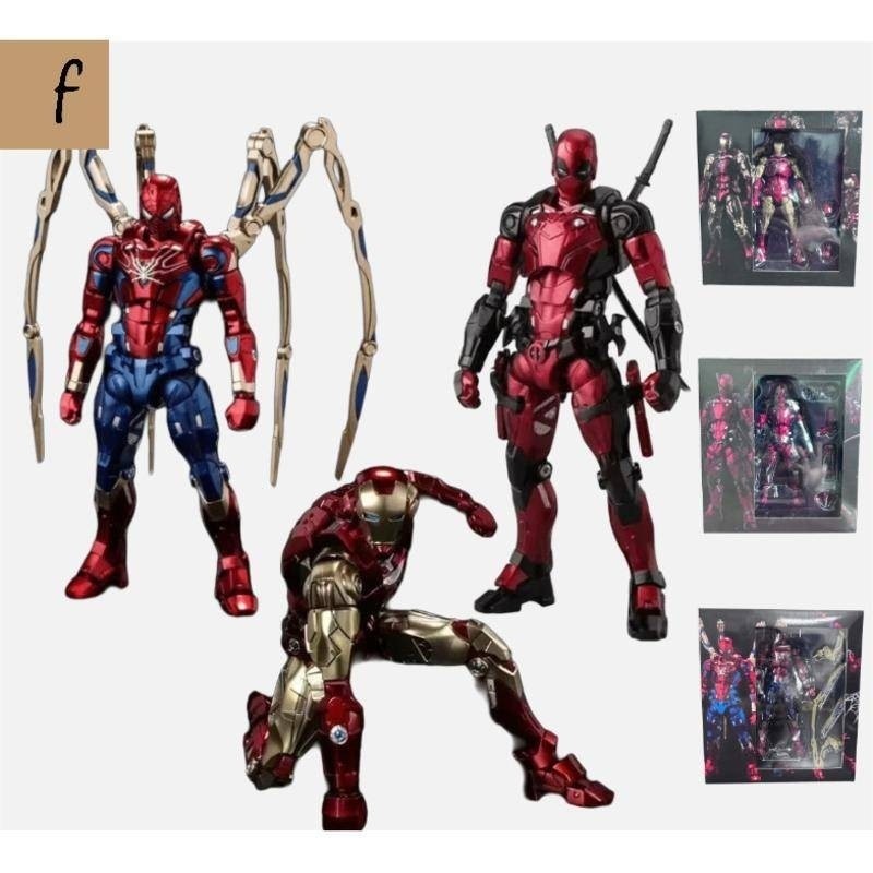18cm new Marvel Avengers Articulated action figures Deadpool Iron Man ...