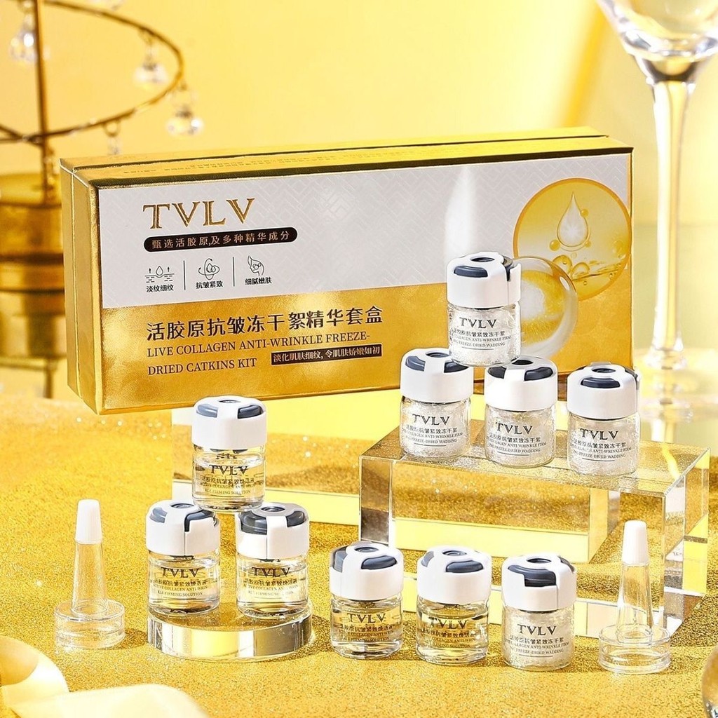 Tvlv Live Collagen Freeze-Dried Flocc Essence Kit RecoTVLV Live ...