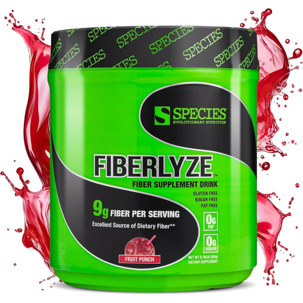 Species Nutrition Fiberlyze Fiber Supplement, Psyllium Based Soluble ...
