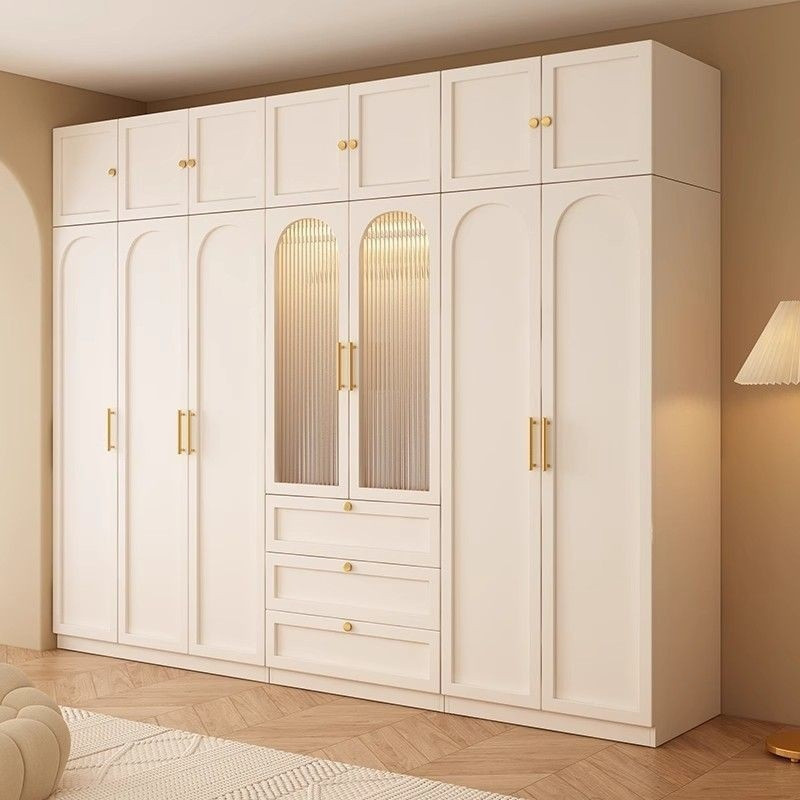 [SG Seller]Wardrobe Closet Home Bedroom Desk Integrated European Simple ...