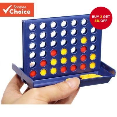 MINI Connect 4 Four-Piece Chess Online Board Game Children's ...