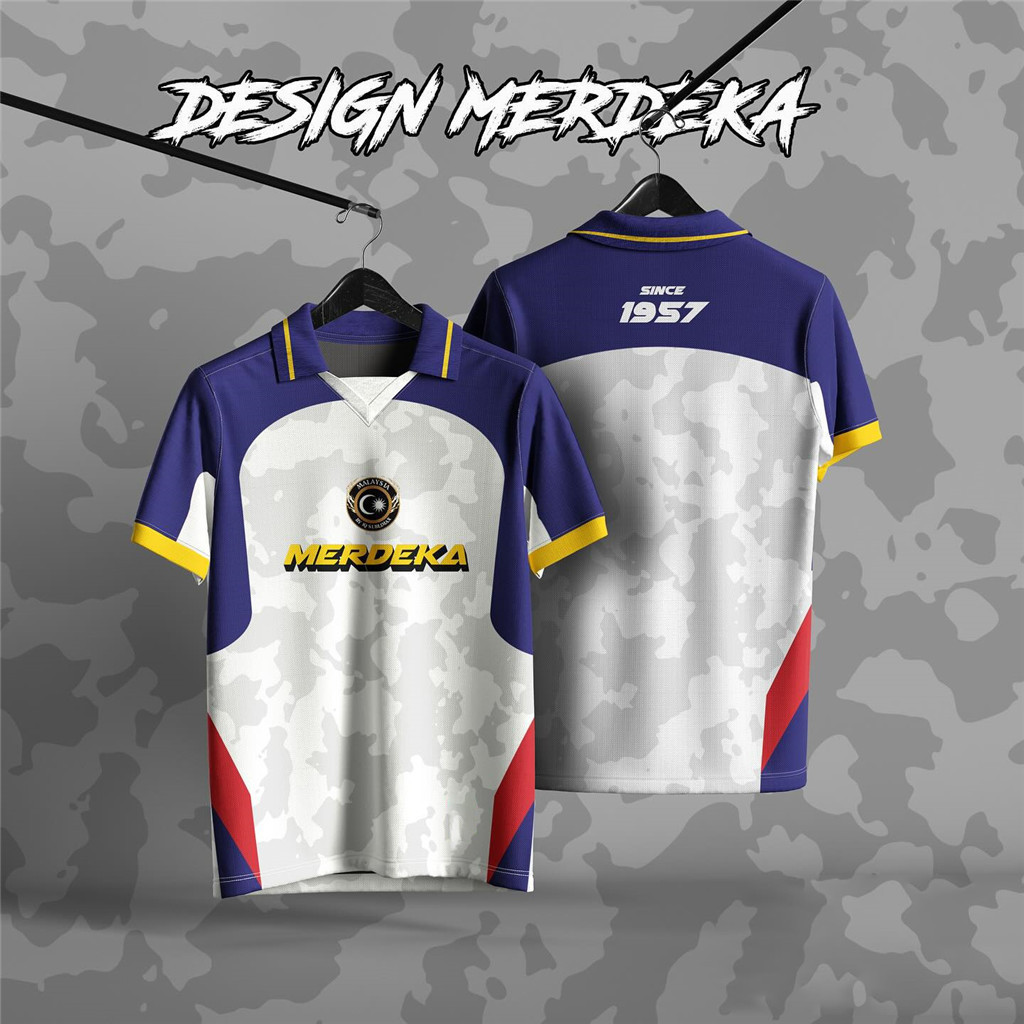 1957 Merdeka Clothes 2025 68Th Jersey Merdeka Clothes 68 Years Jersey ...