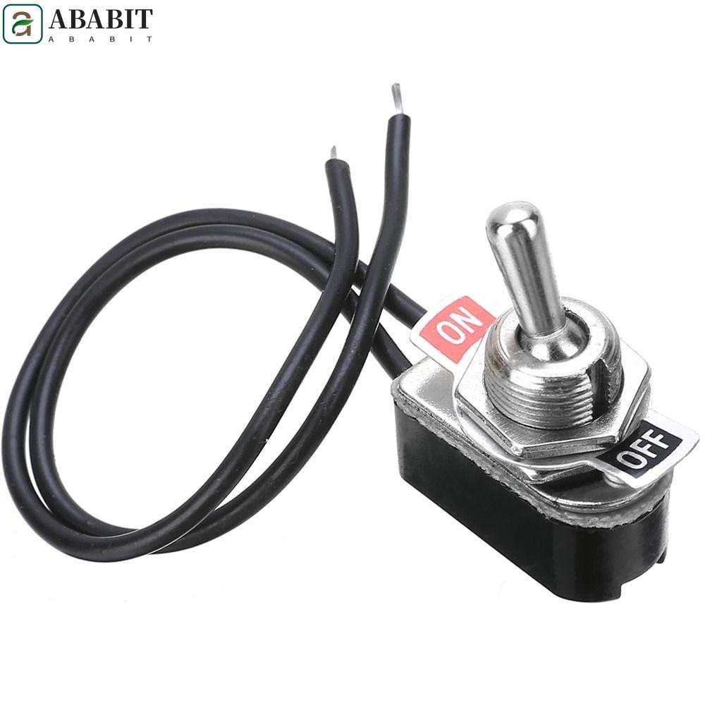 ABABIT Toggle Switch Two Gears Durable KNS-1 SPST With Wire Cable ...