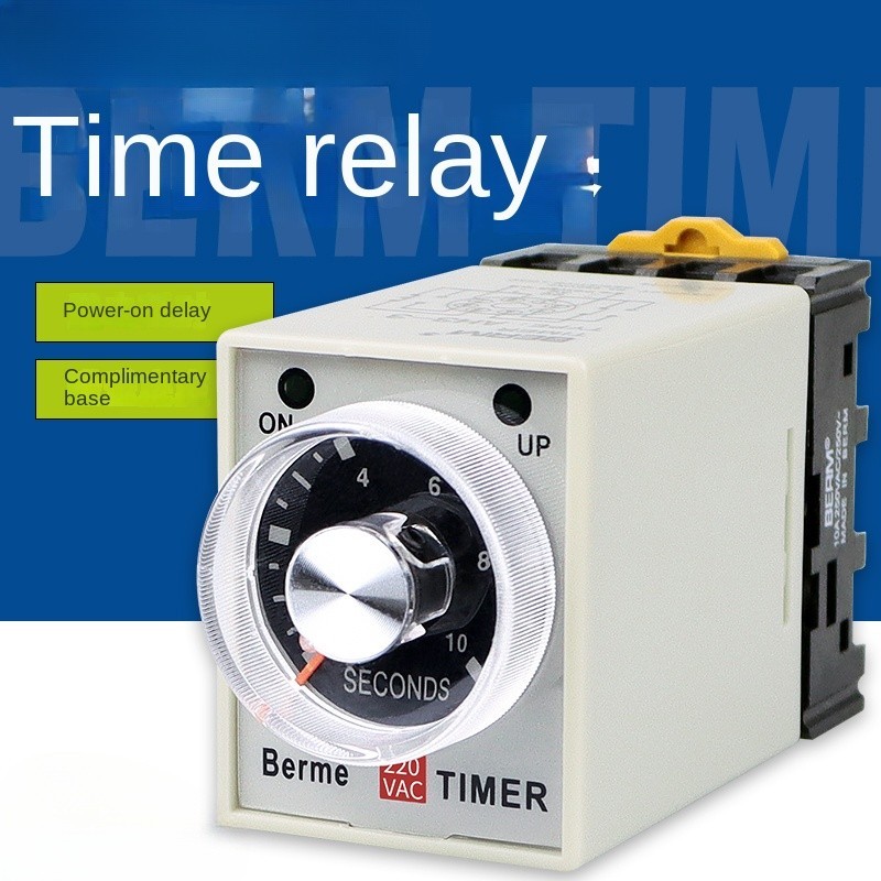 Ah3-3 Time Relay Power-on Delay Timer AH3-3 Original Free Base | Shopee Singapore