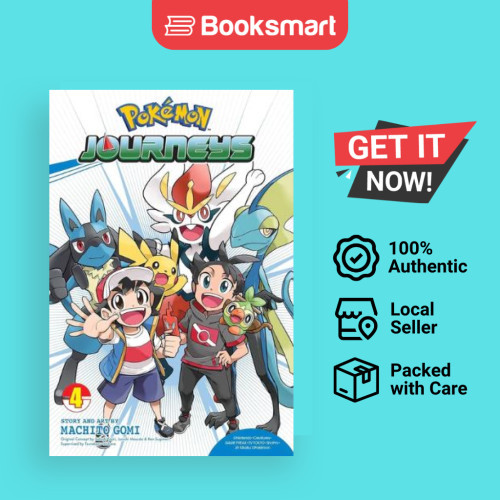 Pokemon Journeys Vol 4 - Comic Manga - English - Shogakukan Asia ...