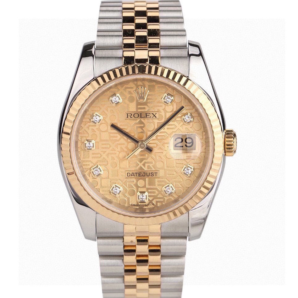 Rolex Original Diamond New Rolex Men's Watch Diary Type Computer ...