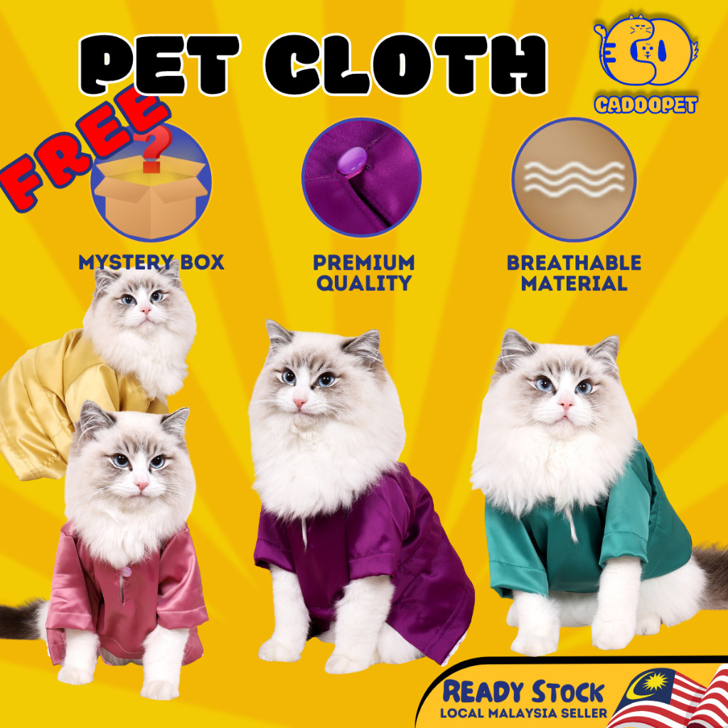 Baju Hari Raya Kucing Tranditional Melayu Cat Shirt Songkok Kurung ...